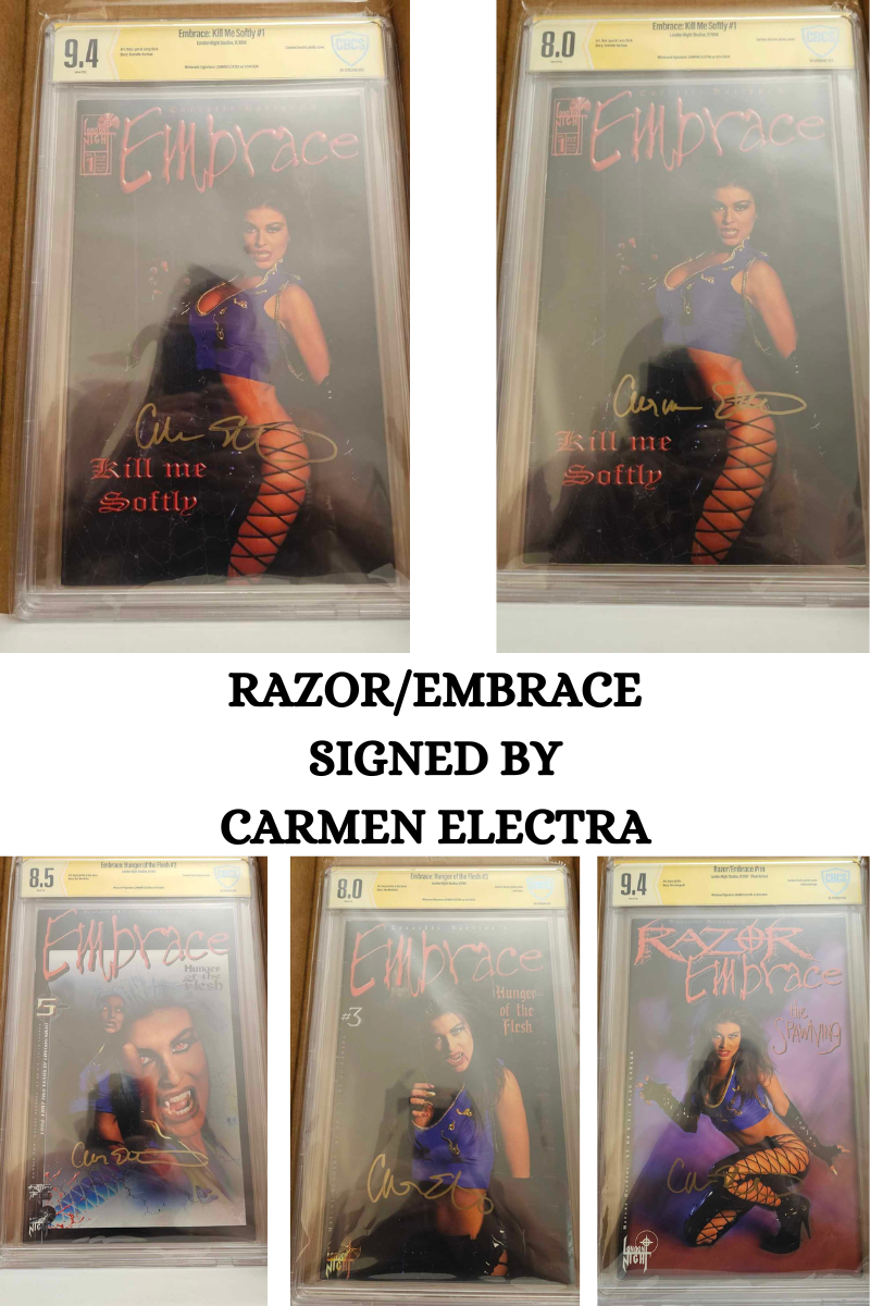 EMBRACE COMICS: SIGNED BY CARMEN ELECTRA | SR Comics International, LLC